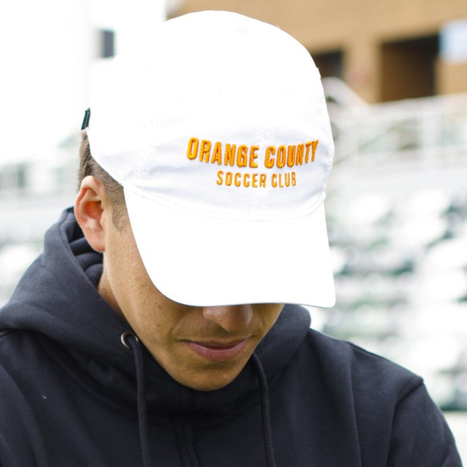 White Performance Orange County SC Hat – OCSC Shop
